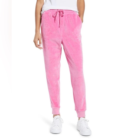 Caslon | Pants & Jumpsuits | New Caslon Nordstrom Pink Velour Velvet ...